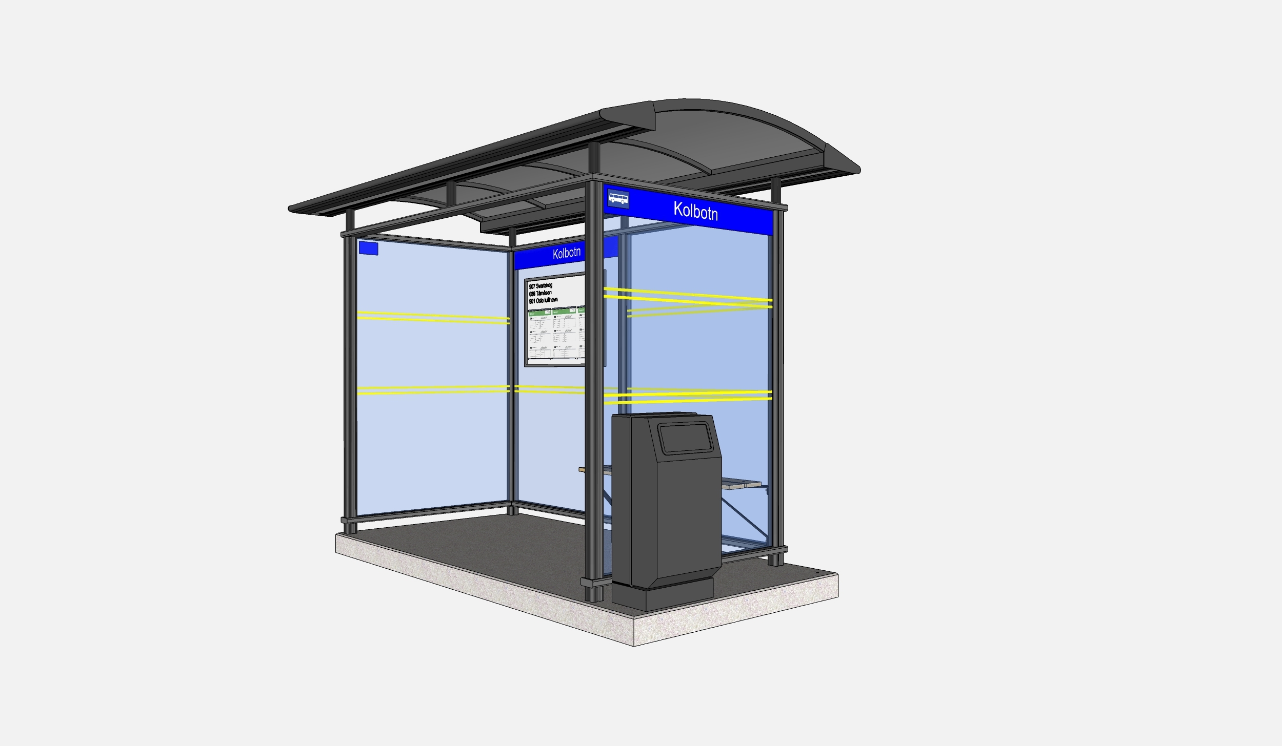 Leskur City 90 2800 x 1400 (2 felt) | Norfax